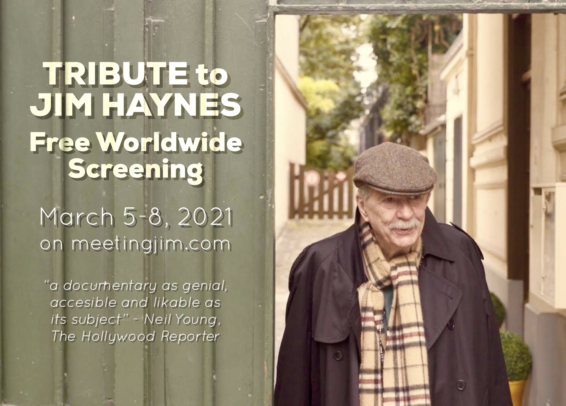 Tribute to Jim Haynes – Meeting Jim